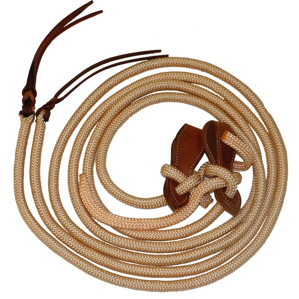 FORT WORTH YACHT ROPE SPLIT REINS w/ SLOBBER STRAPS – Ranges Country