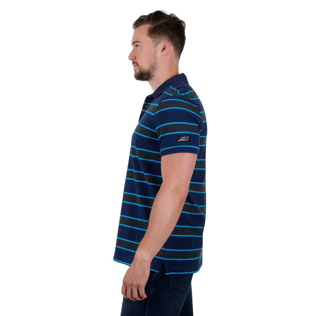 PURE WESTERN MENS PETERS POLO – Ranges Country