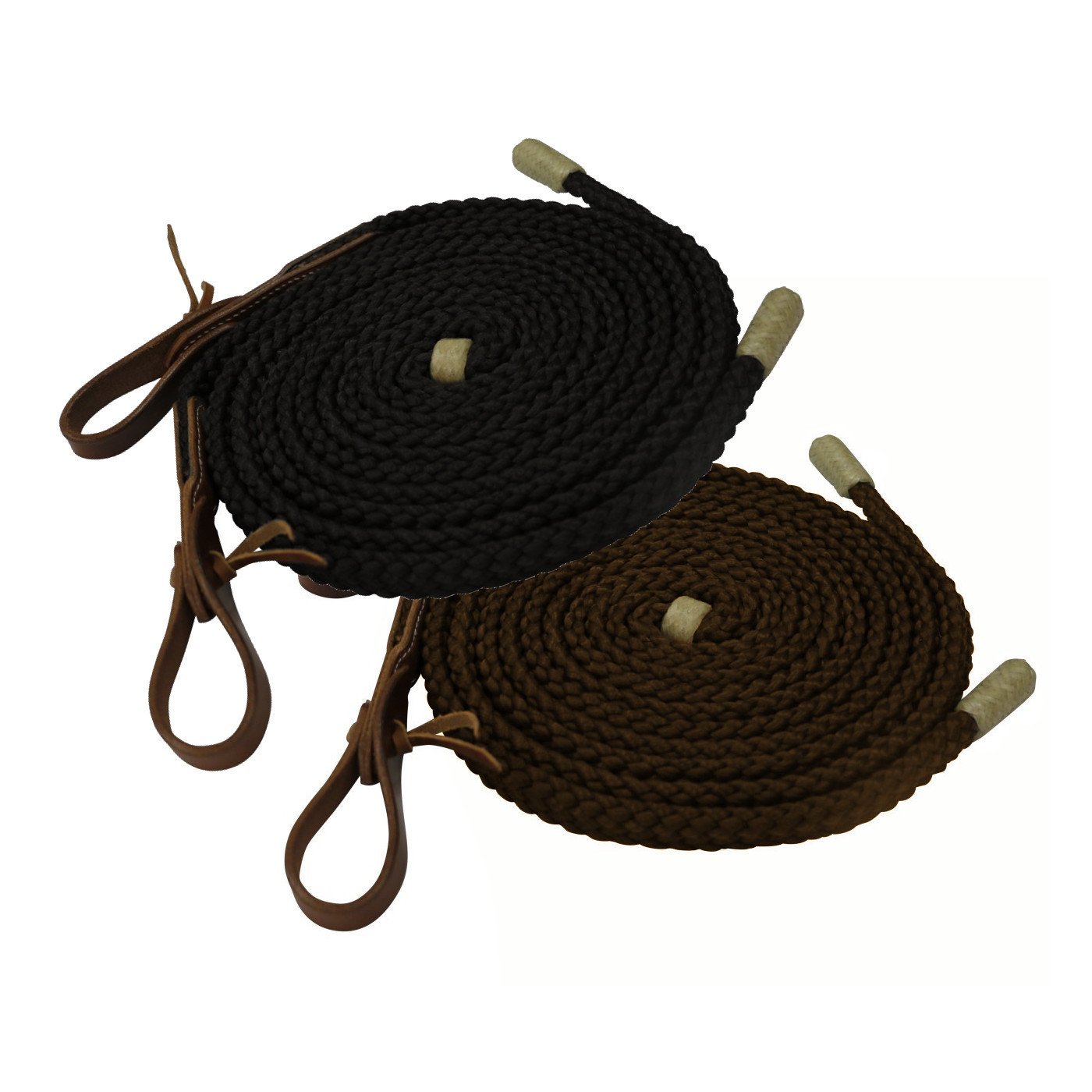 FORT WORTH FLAT POLY SPLIT REINS w/ WATER TIES – Ranges Country