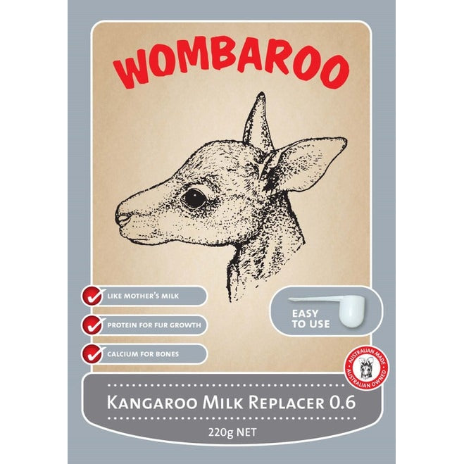 WOMBAROO KANGAROO MILK 0.6 220g – Ranges Country
